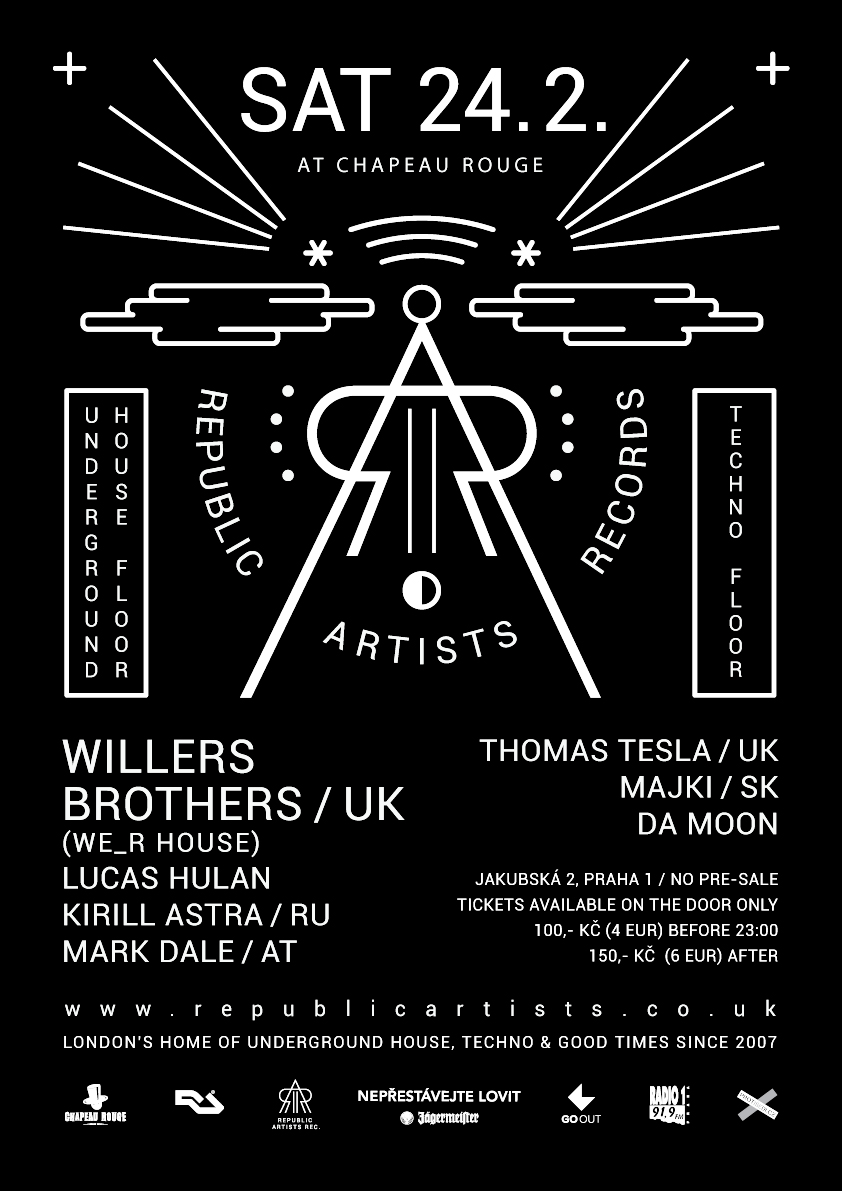 Republic Artists w/ The Willers Brothers, Thomas Tesla, Lucas Hulan ...